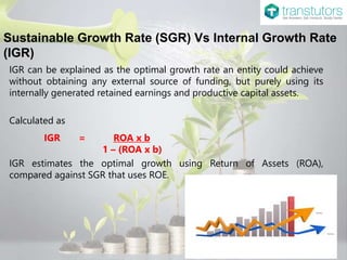 Sustainable Growth Rate | Finance | PPTX