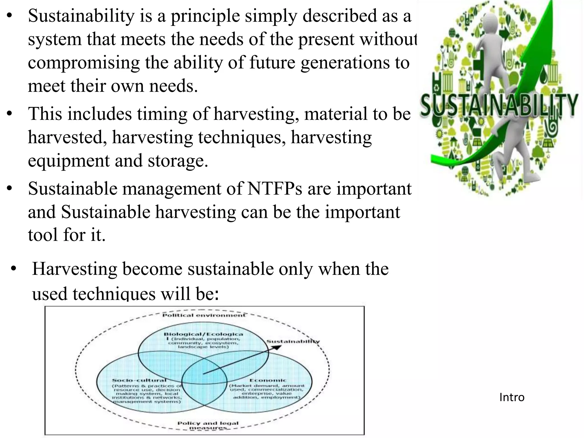Sustainable harvesting of Non Timber Forest Product in Nepal | PPTX