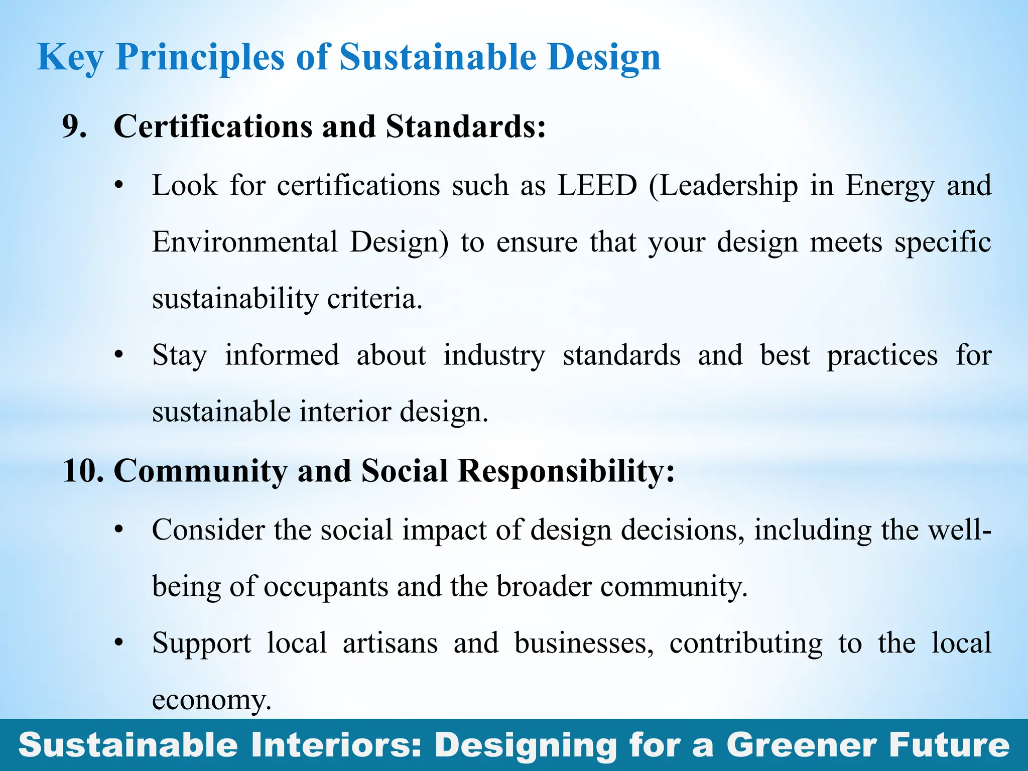 Sustainable Interiors: Designing for a Greener Future A journey towards ...