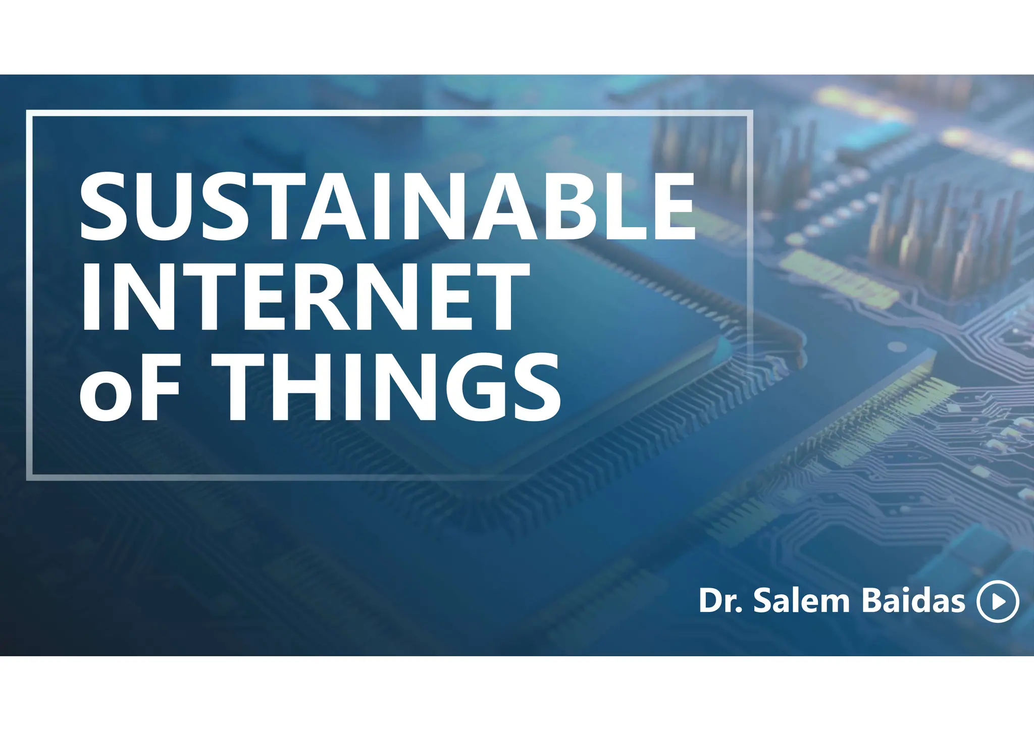 Sustainable Internet of Things | PDF