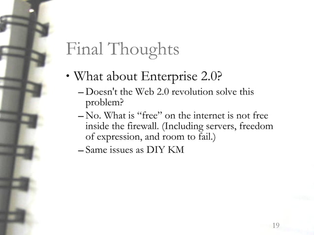 Sustainable Knowledge Management | PPT