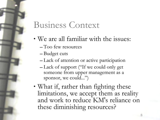 Sustainable Knowledge Management | PPT