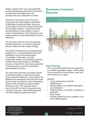 Sustainable Landscaping for Affordable Housing | PDF