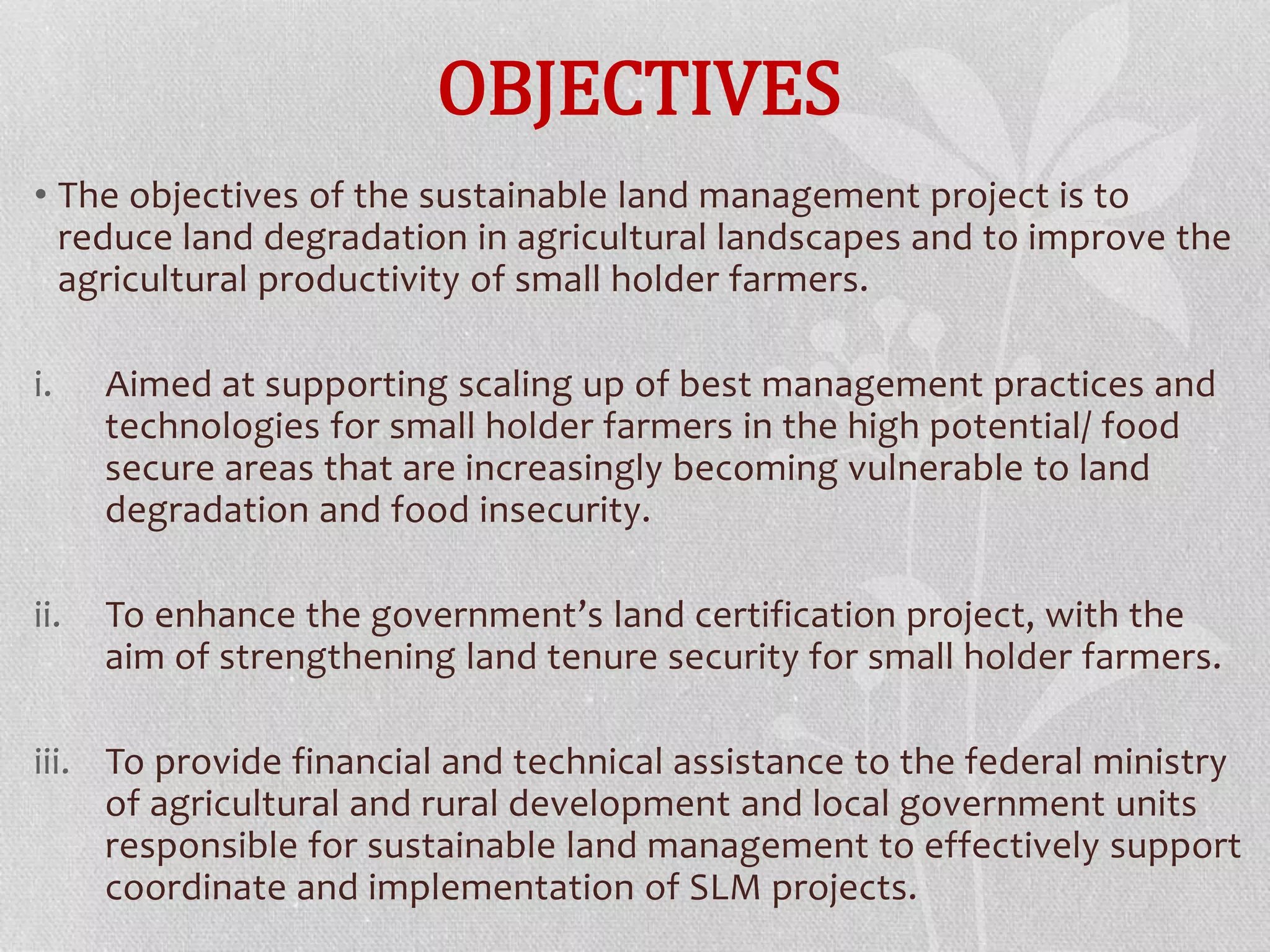 Sustainable land use management | PPTX