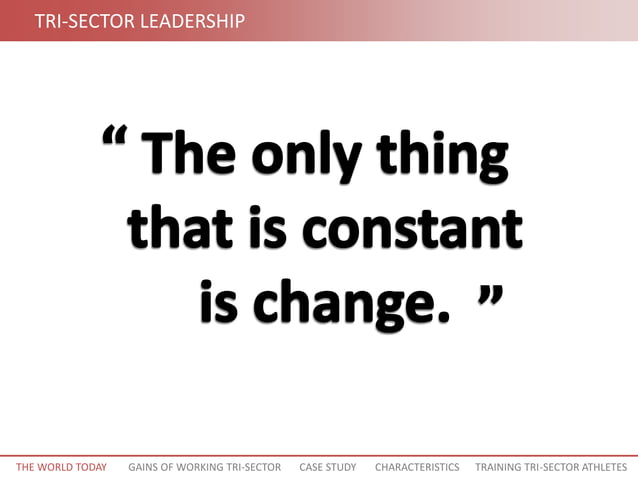 "Tri-sector athlete" – part of a sustainable leadership | PPT