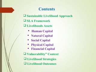 Sustainable Livelihood Approach | PPT