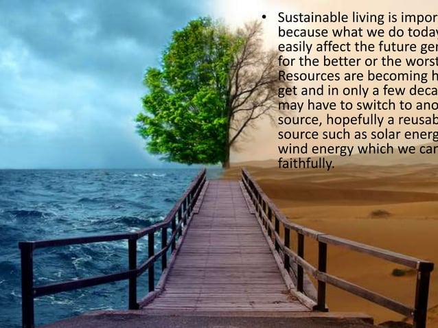 Sustainable living | PPT