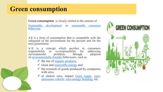 Sustainable living | PPTX