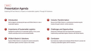 Sustainable Logistics for Cost Reduction_ IPLTech Electric's Eco ...