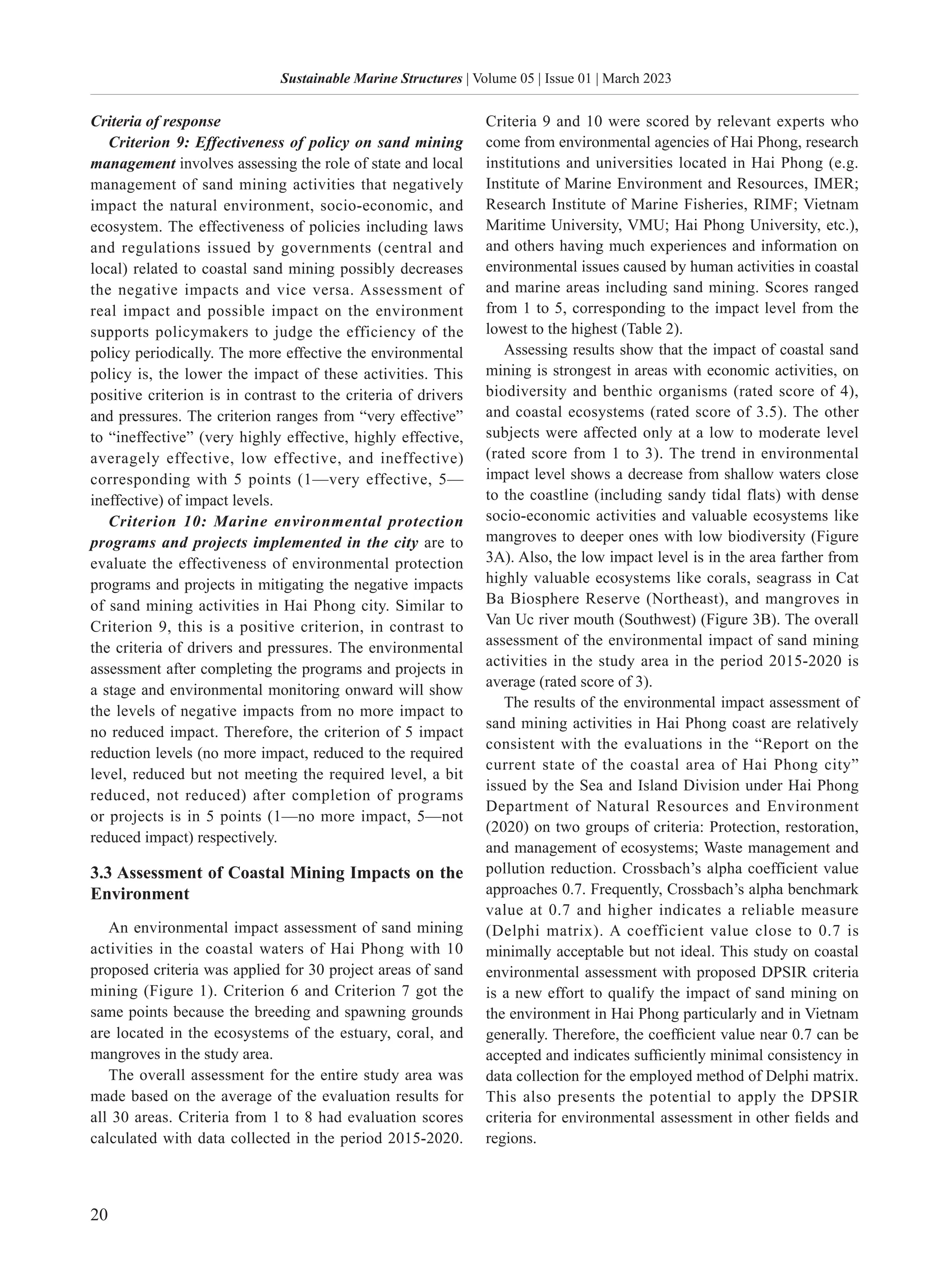 Sustainable Marine Structures | Volume 05 | Issue 01 | March 2023 | PDF