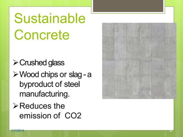 sustainablematerials-for buildings180922094544.pptx | Free Download