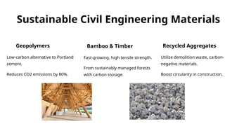 Sustainable Masonry & Alternative Building Materials | PPTX