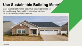 SUSTAINABLE MEP DESIGN TO BUILD GREEN ENVIRONMENT | PPTX