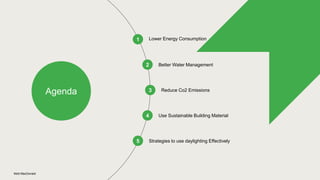 SUSTAINABLE MEP DESIGN TO BUILD GREEN ENVIRONMENT | PPTX