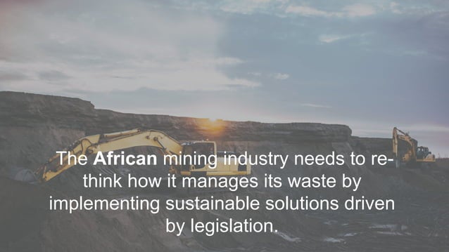 Sustainable Mine Waste Management | PPTX | Environmental Services ...