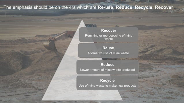 Sustainable Mine Waste Management | PPTX | Environmental Services ...