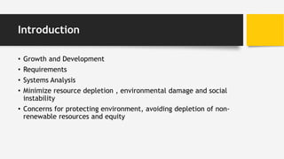 Sustainable community development model | PPTX