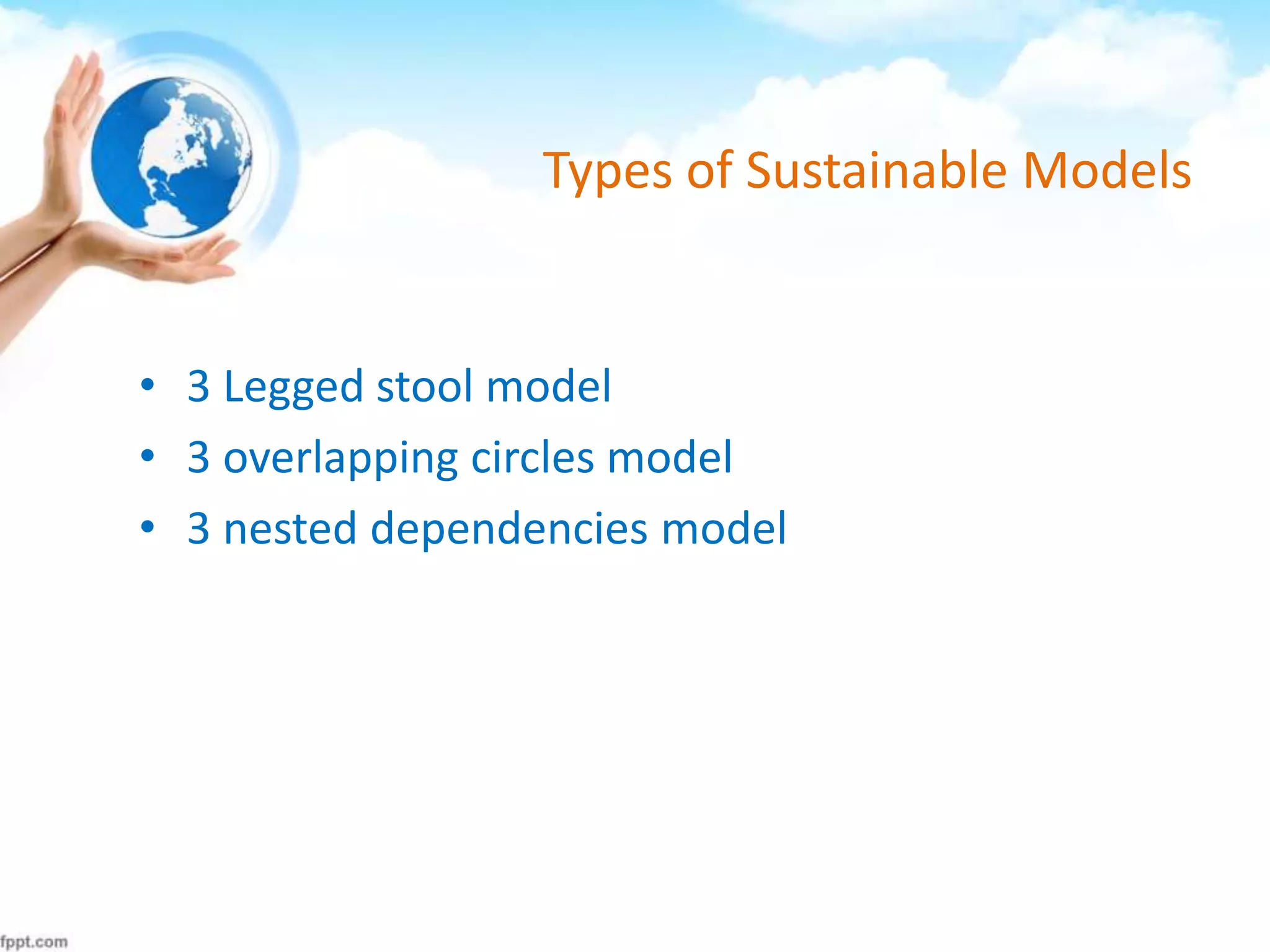 Sustainable models | PPTX