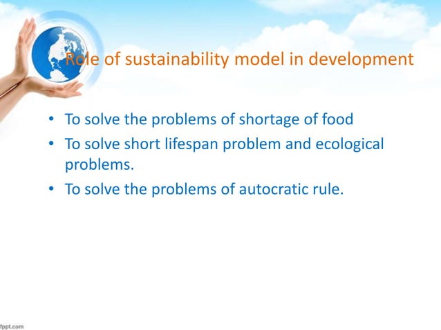 Sustainable models | PPTX | Power and Energy Industry | Industries