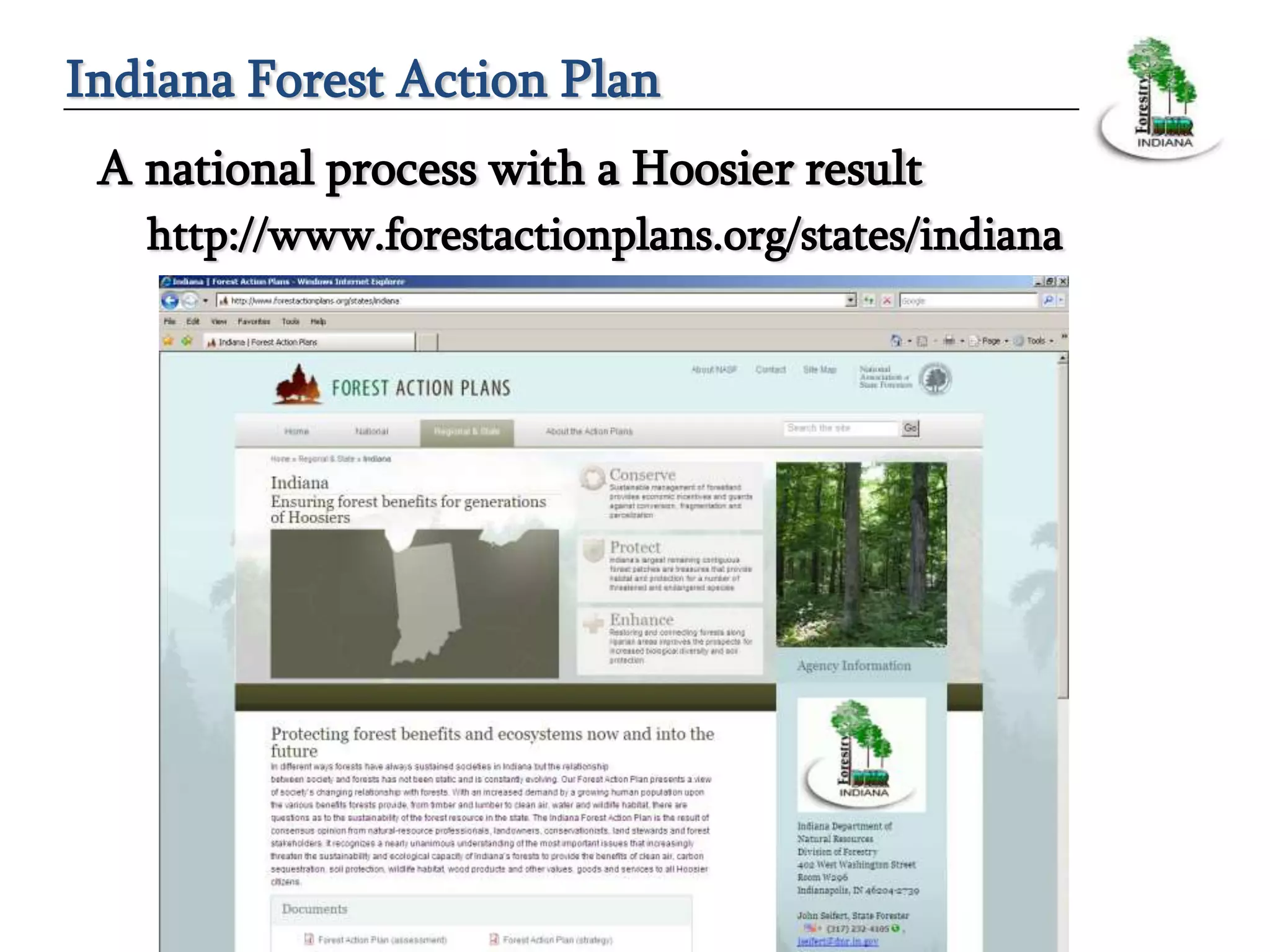 Status of Indiana’s Forest Resources - Sustainable Natural Resources ...