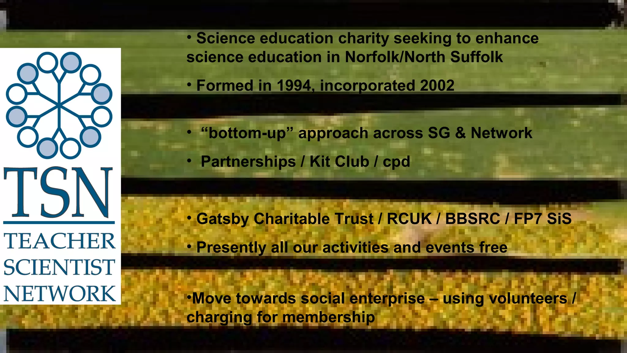 SCC2013 - Developing sustainable science communication enterprises - Phil Smith | PPT | Non ...