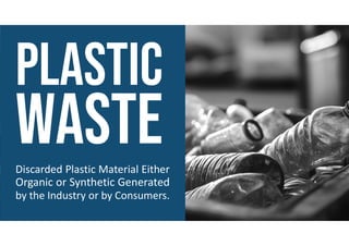 Sustainable Plastic Waste Management | PPT