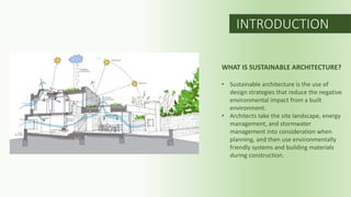 Sustainable Development in Architecture | PPTX
