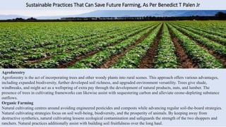 Sustainable Practices That Can Save Future Farming, As Per Benedict T ...