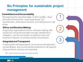 Sustainable project management and the transformational vision of our ...