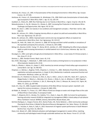 Sustainable rice production in african inland valleys | PDF