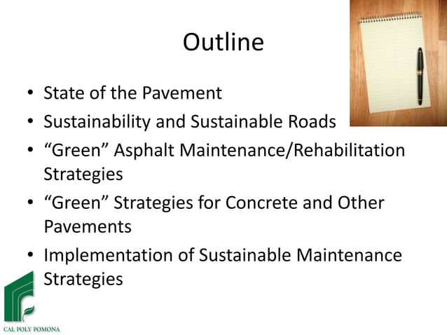 Sustainable road maintenance strategies | PPTX | Civil Engineering ...