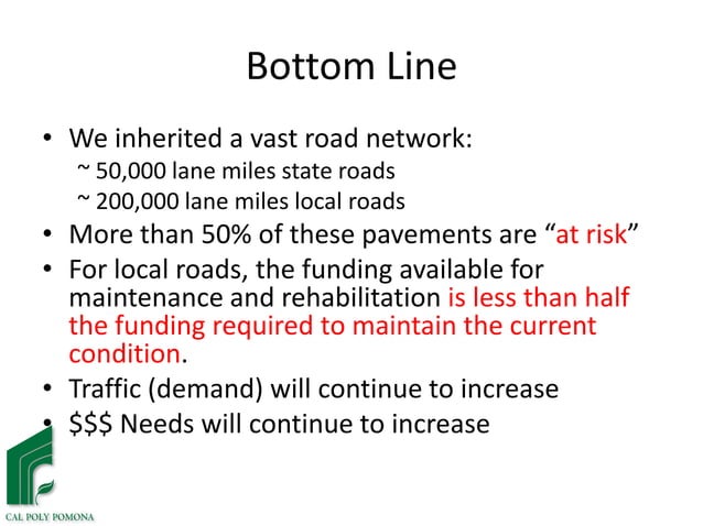Sustainable road maintenance strategies | PPTX | Civil Engineering ...