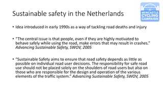 Sustainable safety: Designing streets the Dutch way | PPTX