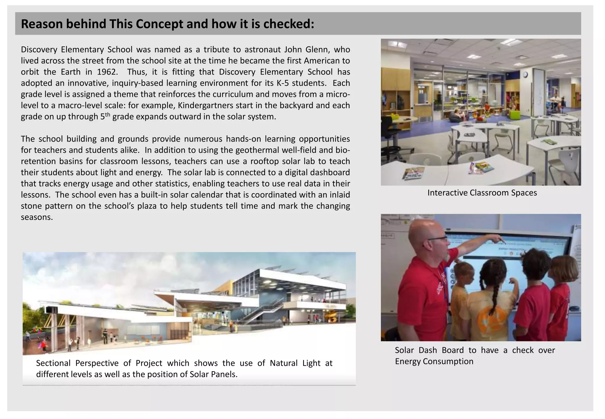 Sustainable school design Case study- Discovery elementary school | PPTX