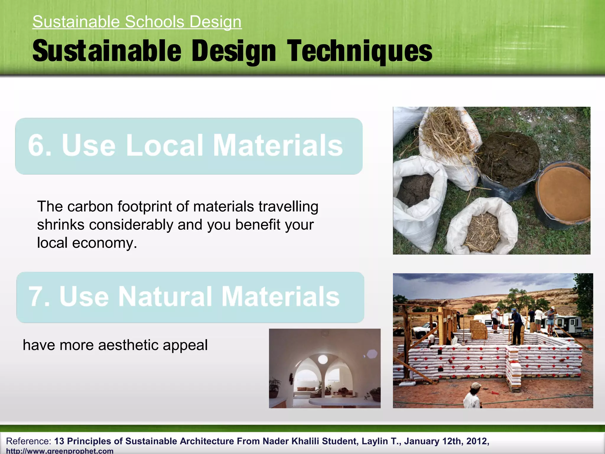 Sustainable schools design | PPT