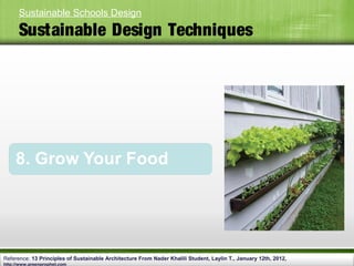 Sustainable schools design | PPT