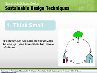 Sustainable schools design | PPT