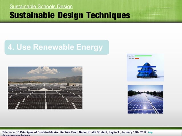 Sustainable schools design | PPT