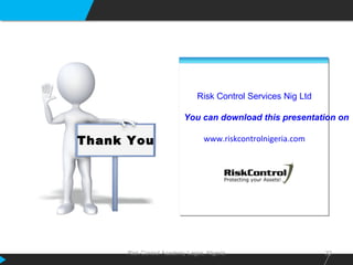 Sustainable Security Model for the Oil & Gas Industry in Nigeria | PPT