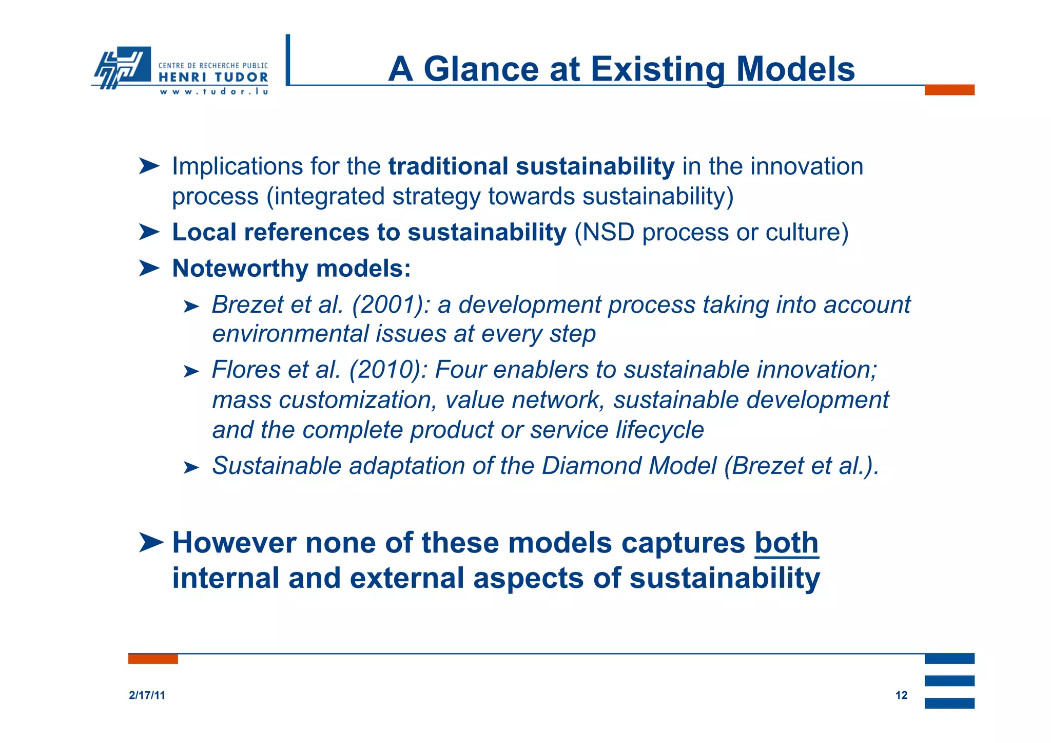 Sustainable service innovation | PDF