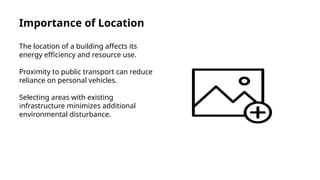 Sustainable Site Selection And Planning Of Buildings For Maximum ...