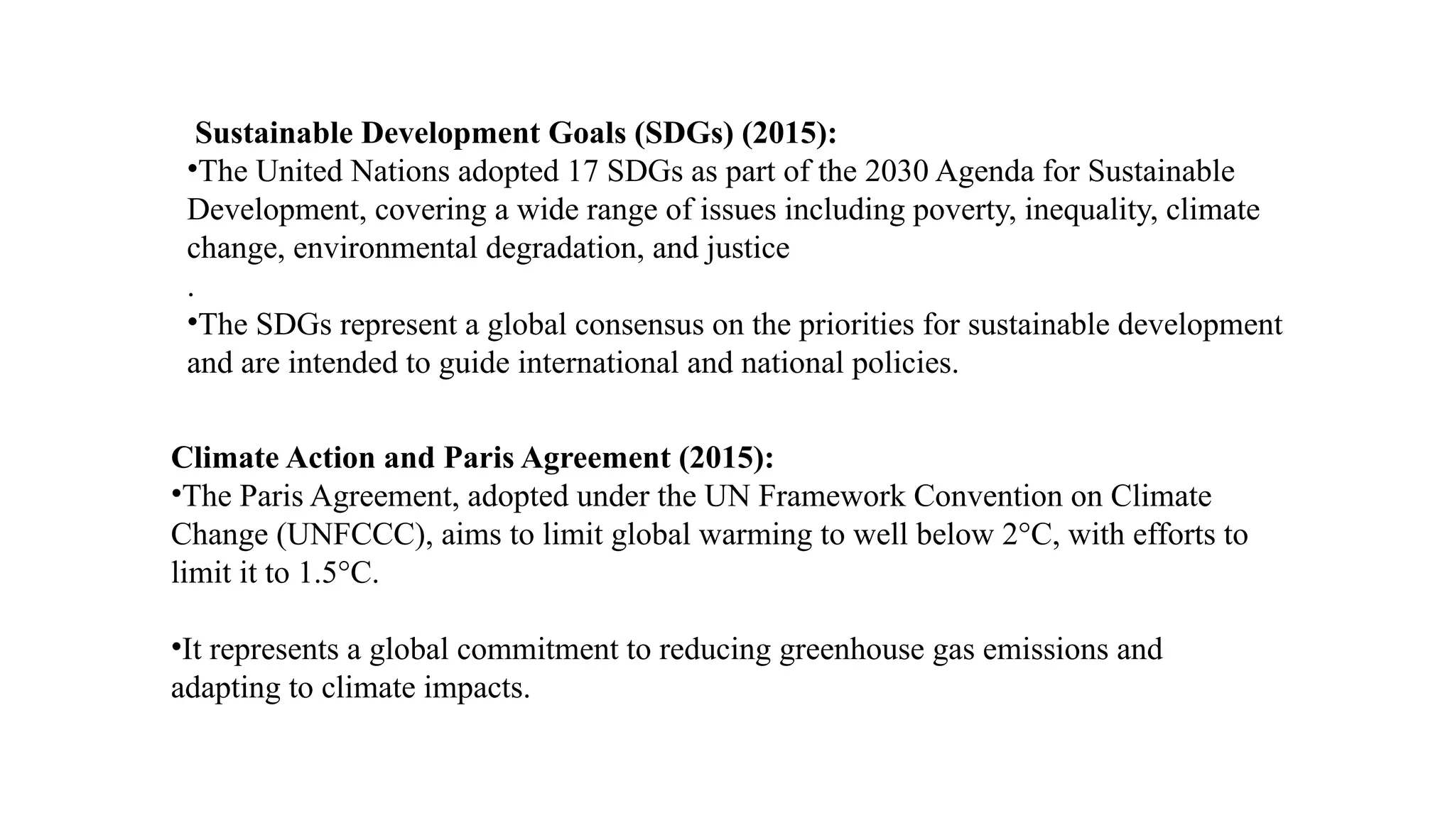 sustainable Development, SDGs lecture note | PPTX | Agriculture | Industries
