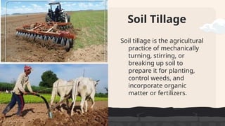 Sustainable soil management and soil tillage for the protection of soil ...
