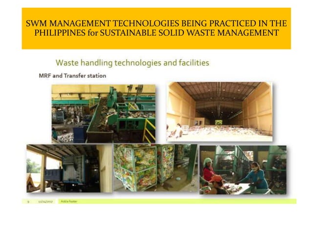 SUSTAINABLE SOLID WASTE MANAGEMENT IN THE PHILIPPINES | PPTX