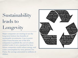 Sustainable Strides Toward Meeting The Triple Bottom Line | PDF | Green ...