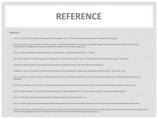 Sustainable Supply Chain | PPTX