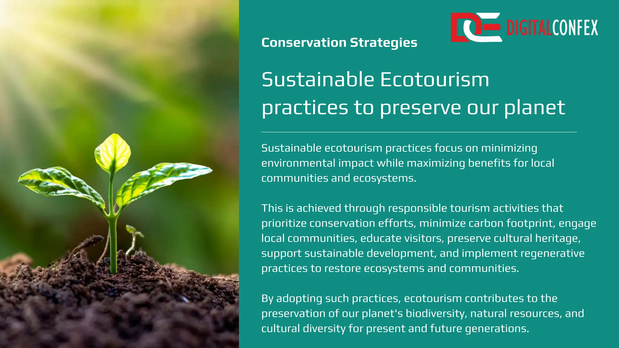 Green Horizons: Ecotourism Conference 2024 in Amsterdam | PPT
