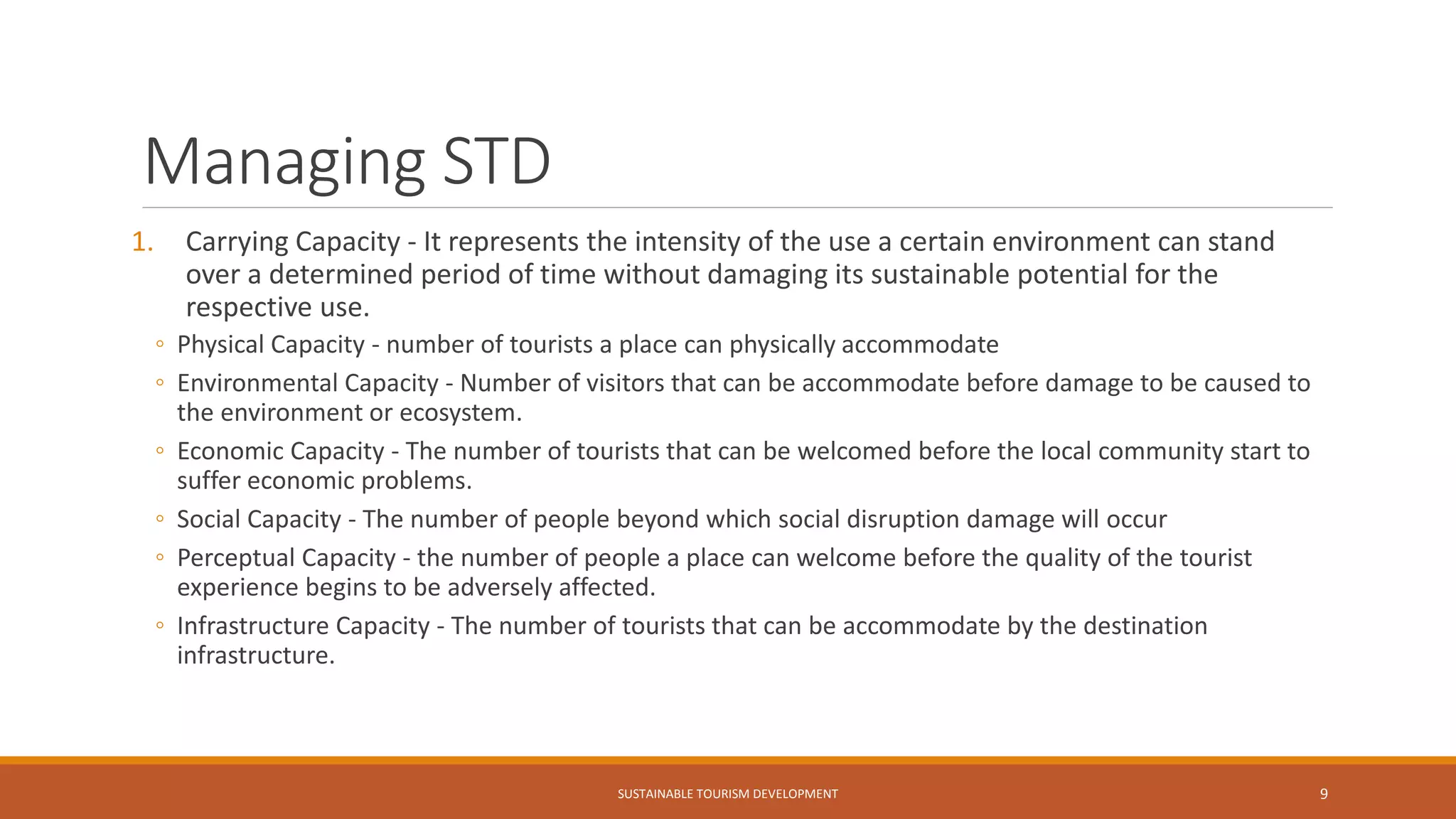 Sustainable tourism development | PPTX
