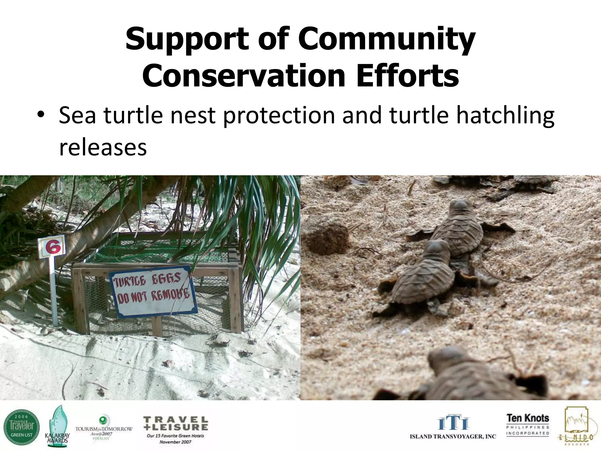 “Sustainable tourism for biodiversity conservation – Case study: El ...