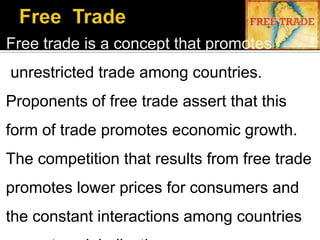 Sustainable trade | PPTX